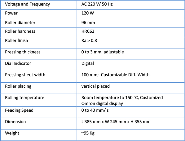 Hot Roll Press Machine – DAS INSTRUMENTS AND SOLUTIONS